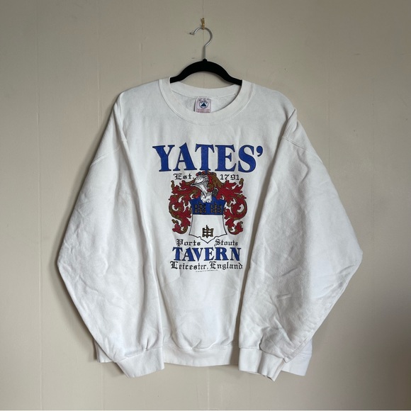 Vintage | Sweaters | Vintage 991 Usa Delta Yates Tavern Crewneck | Poshmark
